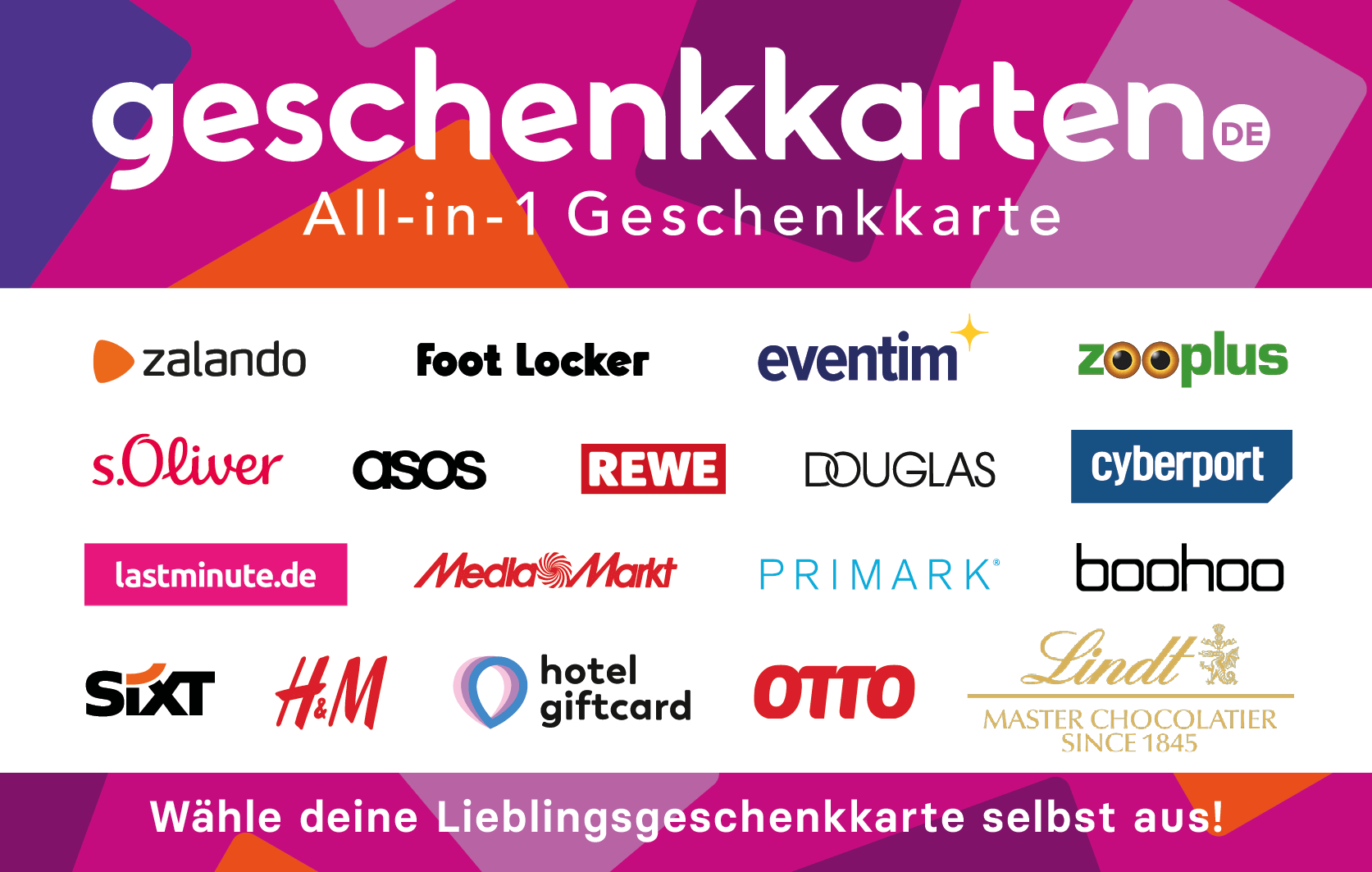 All-in-1 Geschenkkarte kaufen: Für jeden Anlass perfekt