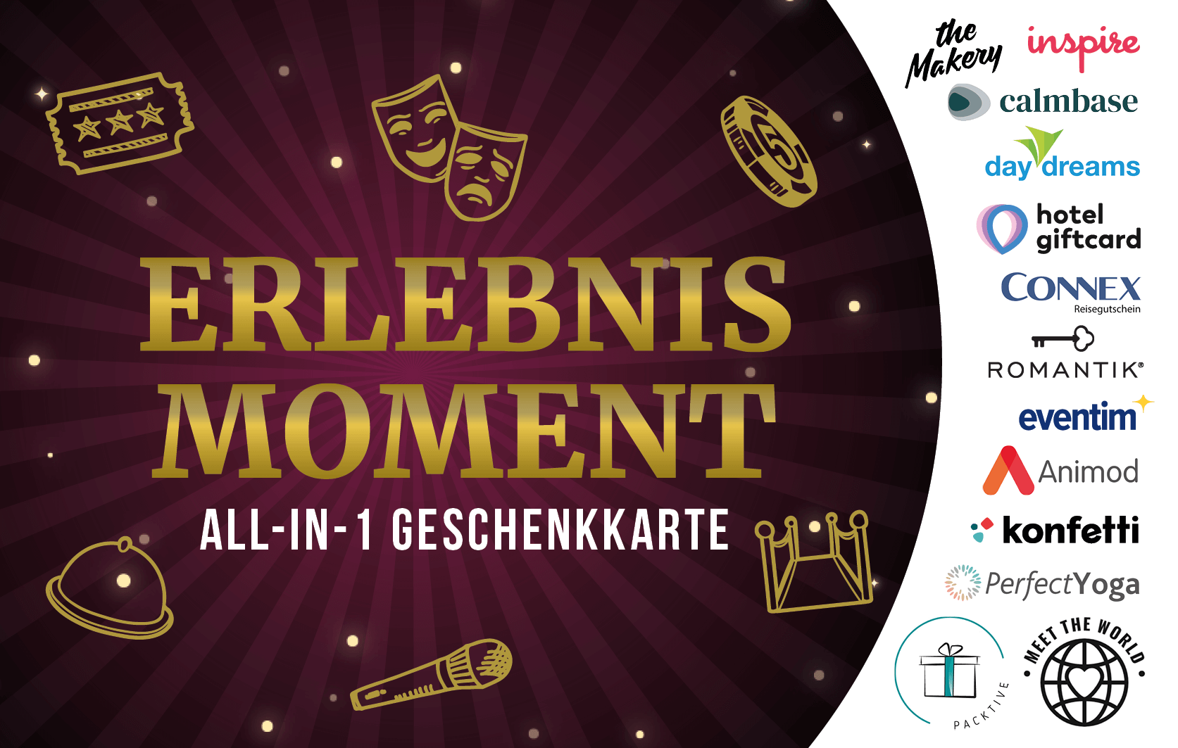 Erlebnis Moment Geschenkkarte – Unvergessliche Erlebnisse